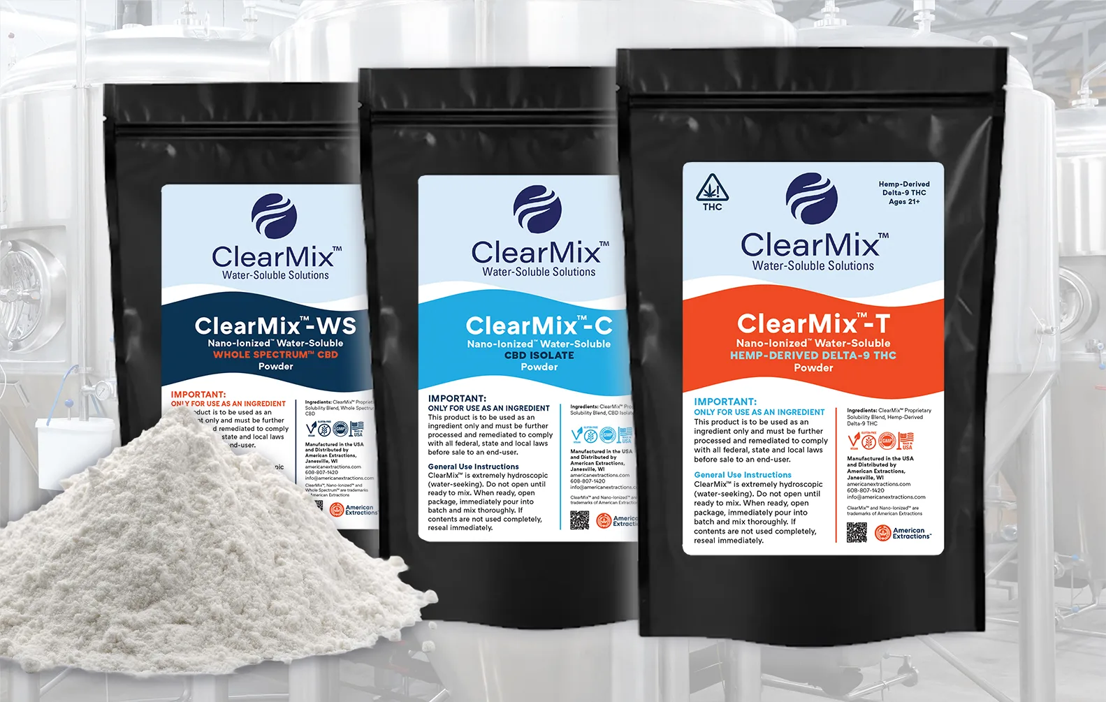 Bulk Ingredient Powders - American Extractions